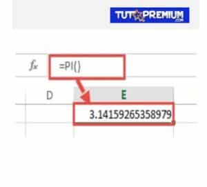 Cómo Utilizar Pi (π) En Excel – Tuto Premium